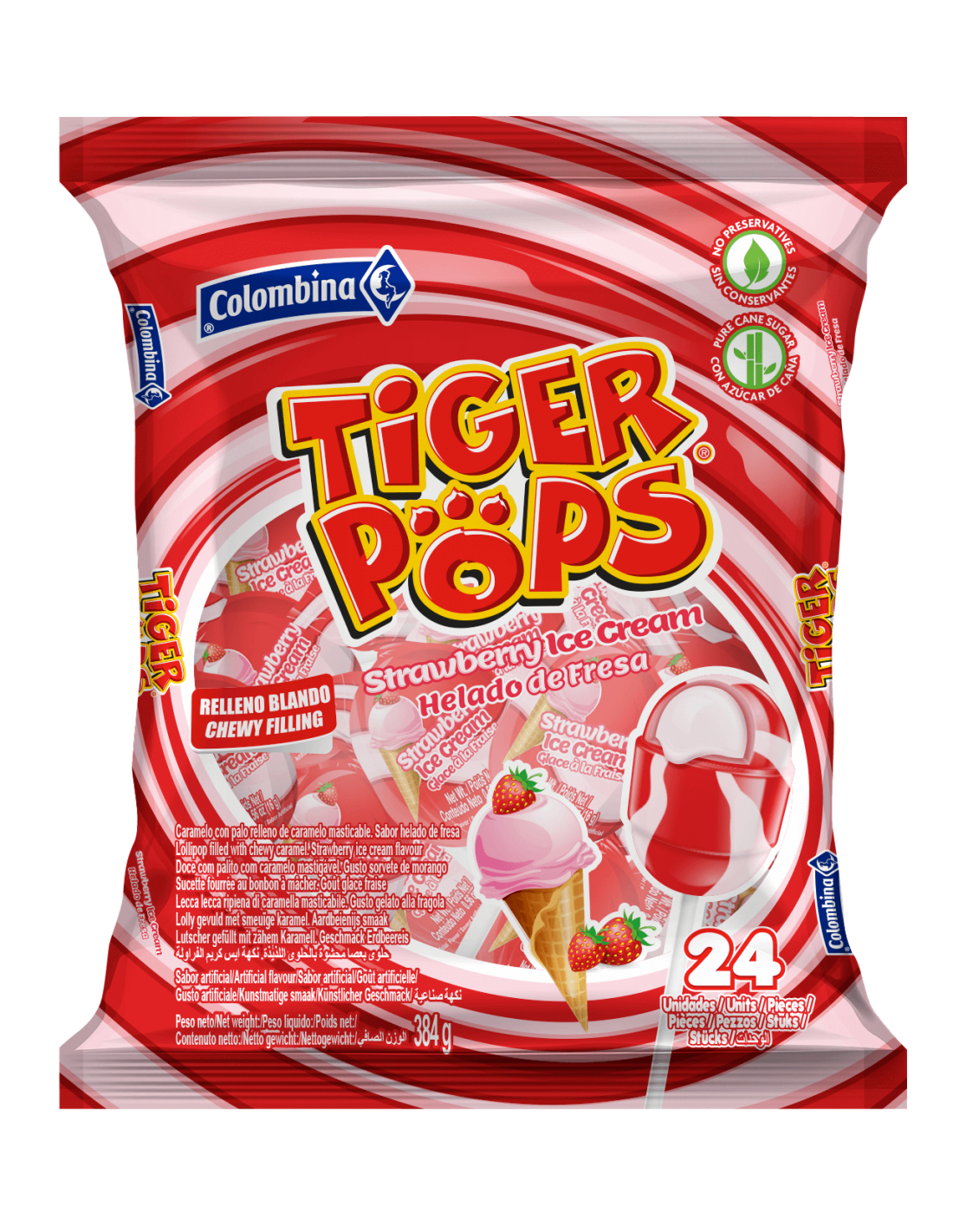 Tiger Pops Strawberry Tiger Pops Strawberry